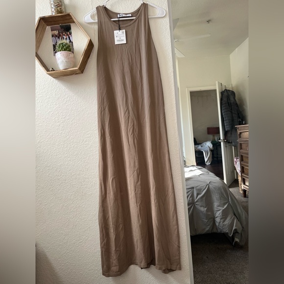 Zara | Dresses | Zara Cream Colored Dress | Poshmark